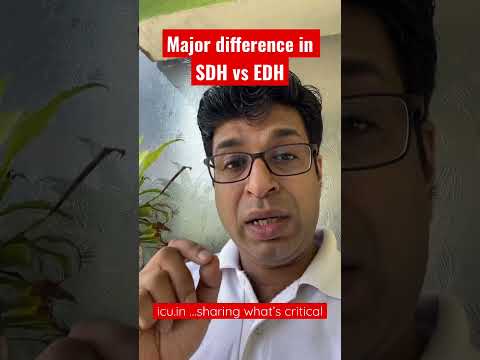 #icushort 27: The major difference between SDH and EDH