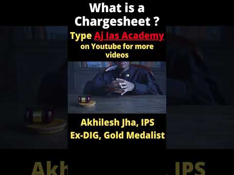 What is a chargesheet?