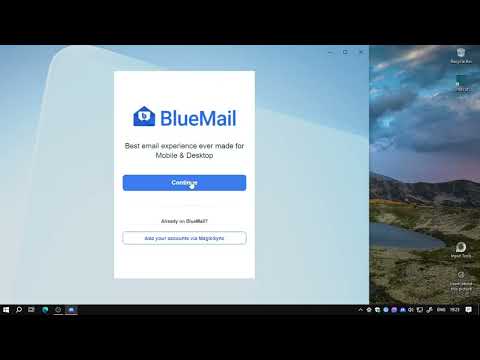 Installing Bluemail app For Email in Windows 10 or 11