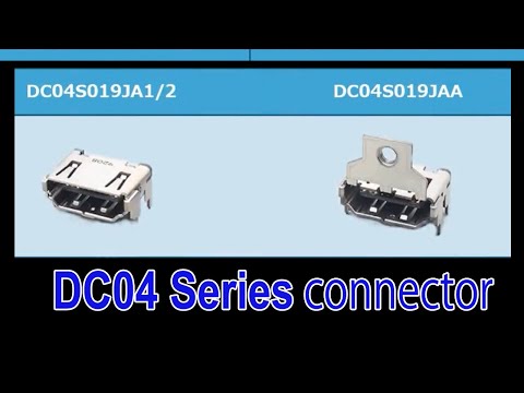 Receptacle with Mounting Flange Has Been Added to the HDMI™ 2.1 Compatible DC04 Series