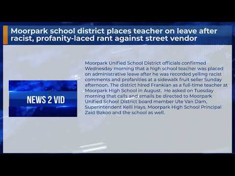 Moorpark school district places teacher on leave after racist, profanity-laced rant against #Shorts