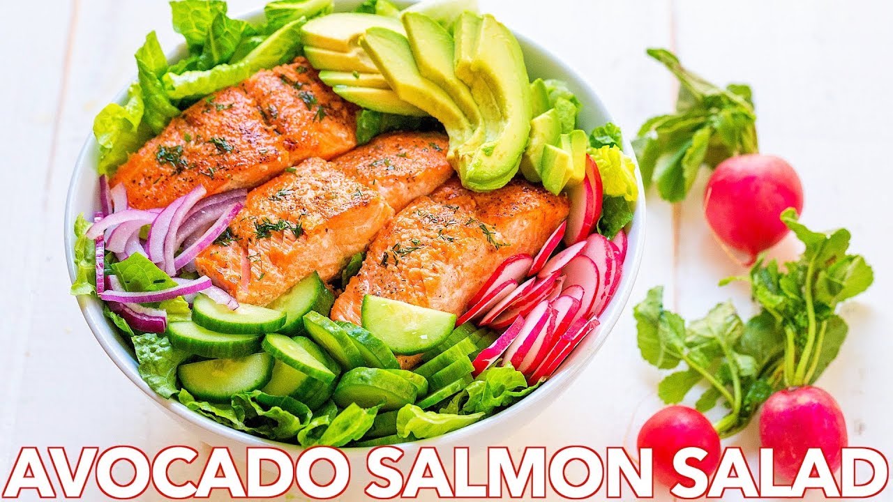 Avocado Salmon Salad Recipe | Paleo or Keto