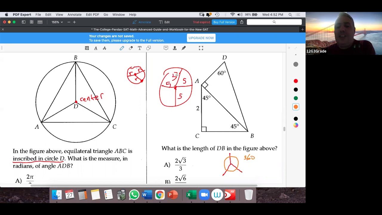 SAT Geometry - Triangles Lesson