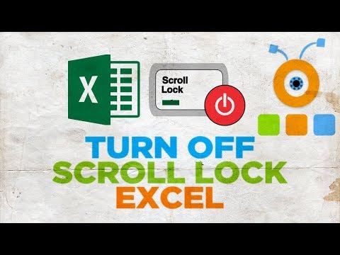 How to Turn Off Scroll Lock in Excel | How to Disable Scroll Lock in Excel