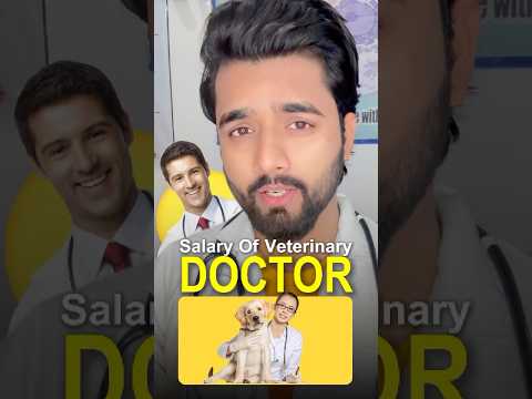 Salary of a Veterinary Doctor 🧑⚕️ #salary #vet #doctor #explorepage #trend #viralreels #viralvideo