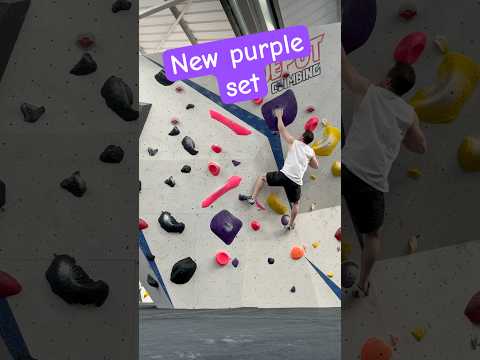 This sums up my session 😂 a tricky set but sure I will get a few done 🟣V5-V7 #bouldering #roadtoV7