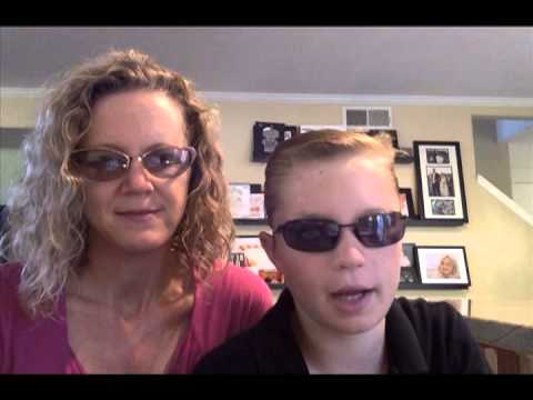 Dr. Lauren Stearns and son Connor on Irlen Syndrome