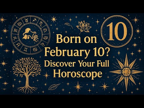 Born on February 10? Discover Your Full Horoscope | Zodiac, Numerology, Druids & More!