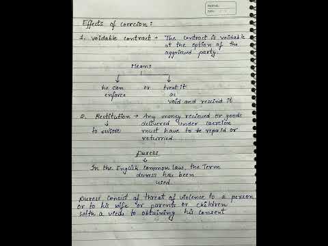 Effects of coercion & definition of duress #shorts #viral