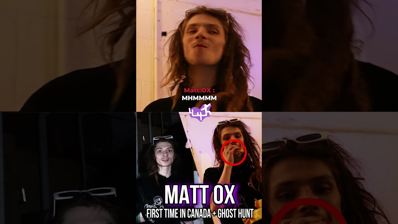 Matt OX Tries Montreal's McDonalds #mattox #montreal #xxxtentacion #fyp
