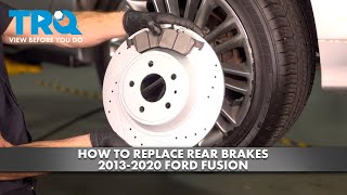 Ford Fusion, Edge, MKZ & More (2015-2024) Rear Brake Guide: Solid ...