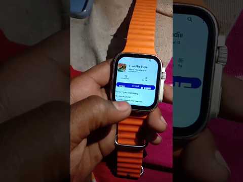free fire on smart watch ⚡t800 ultra🔥 #shorts #smartwatchs