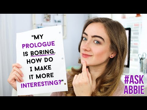 "How to write a PROLOGUE that readers won't skip?" | #AskAbbie