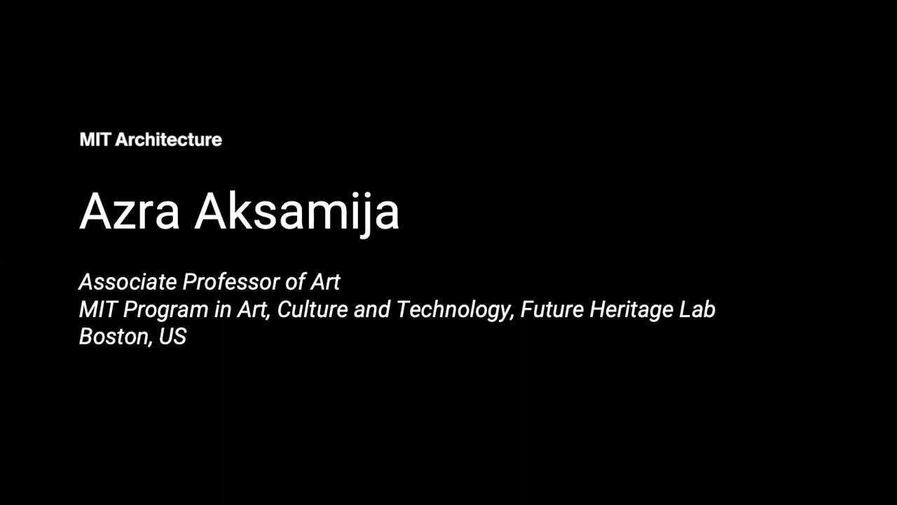 Only at MIT:  Azra Aksamija