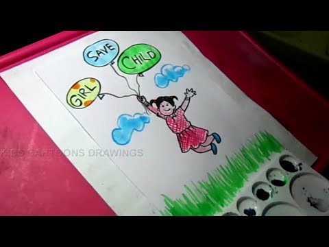 How to Draw Save Girl Child Drawing – Maria C. Jim