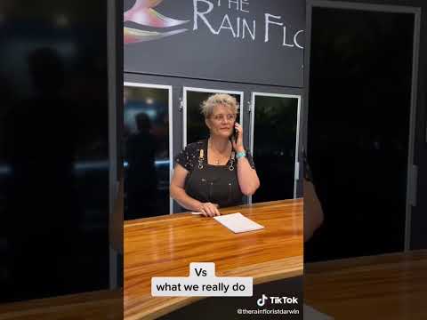 What people think a #florist does? @TheRainFloristDarwin made a spot on video about it!๐๐๐