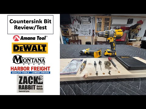 Review and Test of the Top Countersink Drill Bits
