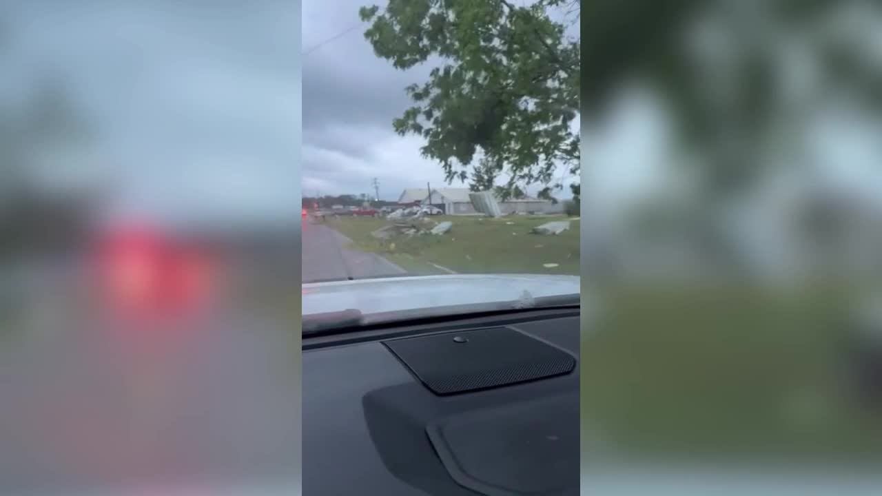 Residents, officials survey tornado damage in Purvis
