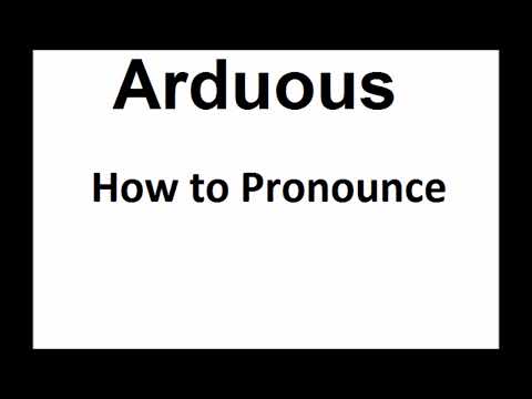 How to pronounce Arduous||How to say Arduous||Arduous Pronunciation||ABDictionary