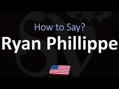 How to Pronounce Ryan Phillippe? (CORRECTLY)