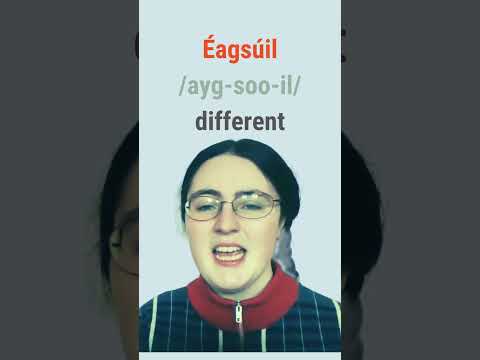 How To Say 'Different' in Irish #bitesizeirish