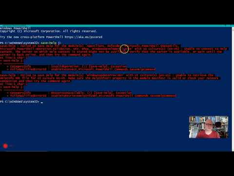 Powershell: Updating help on a non-Internet computer (Intro to Powershell series video 3-4)