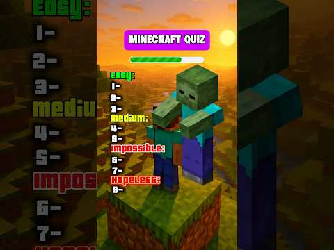 Think You're a Minecraft Mob Expert? Name These Mobs! #shorts #quiz #trivia #minecraft