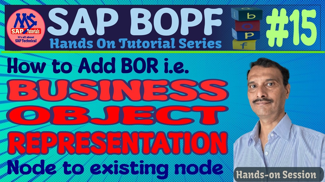 Add BOR Node (BOPF Tutorial - #15)