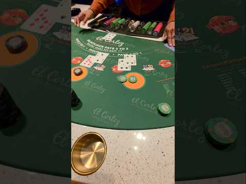 You RARELY see two GAMBLING hands!