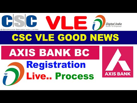 csc axis bank csp//csc axis bank bc registration//csc axis bank bc apply online 2021