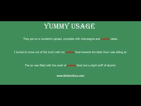 yummy: How to pronounce yummy with Phonetic and Examples