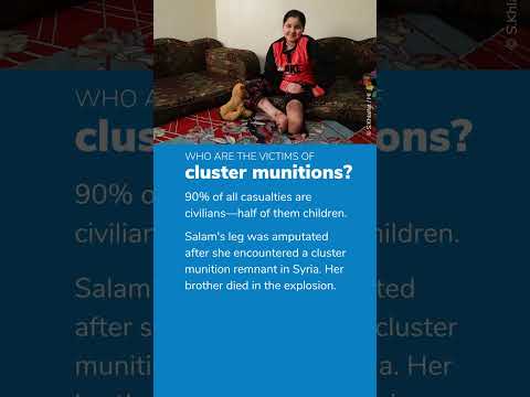 What are cluster munitions?