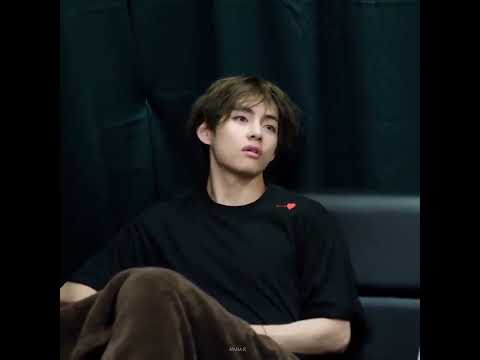 taehyung got so happy, when he knew his singularity performance was trending #taehyung #singularity