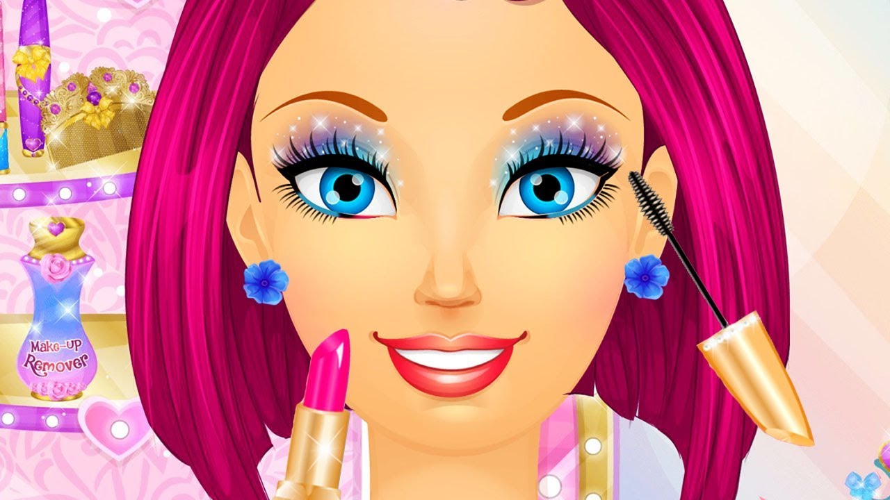 Fun Princess Cinderella Makeup Dress Up Spa Hair Style Makeover Kids & Girls Games