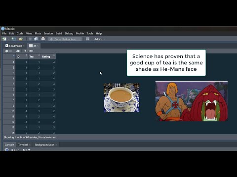 R Tutorial: Friedman test