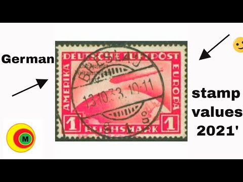 German stamp values - 1933'