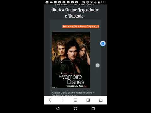 Como assistir "Diário De Um Vampiro" todas temporadas📱