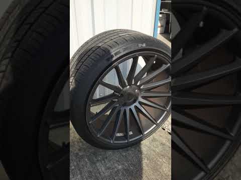 Niche FORM wheels 20" x 10.5" mounted on Nexen N5000 All Season Performance Tires 275/30ZR20
