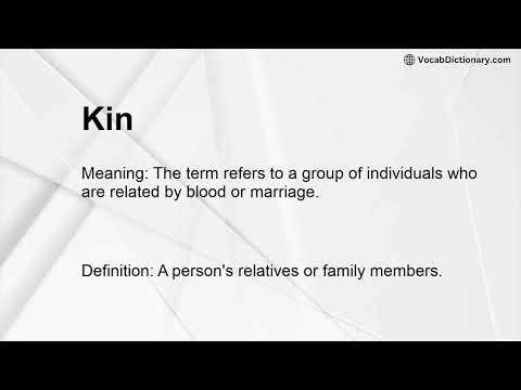 Kin Meaning