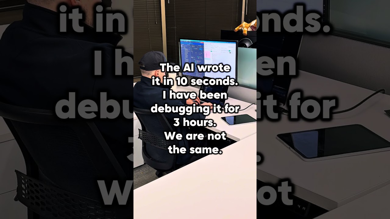 AI Wrote It in 10 Seconds. I've Been Debugging for 3 Hours. 💀 #devlife #shorts