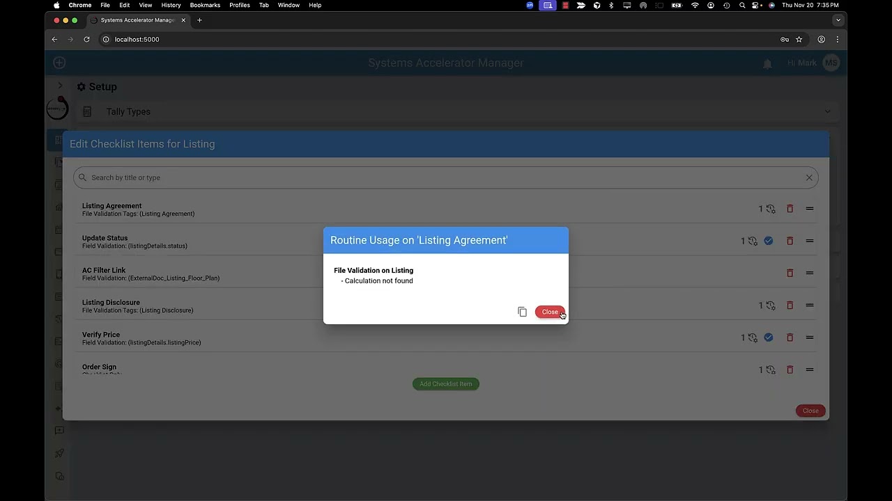 How to delete Checklist Items from the Library