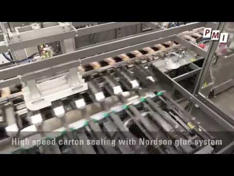 High-Speed, All-Servo Horizontal Cartoner from PMI Cartoning