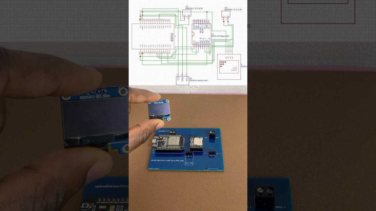 Earthquake Detection System with ESP32 & Vibration Sensor @JLCPCB  #jlcpcb #electronics