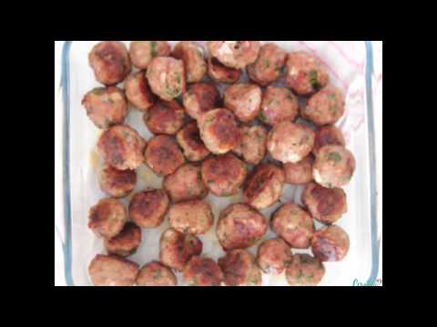 HEALTHY BAKED MEATBALLS