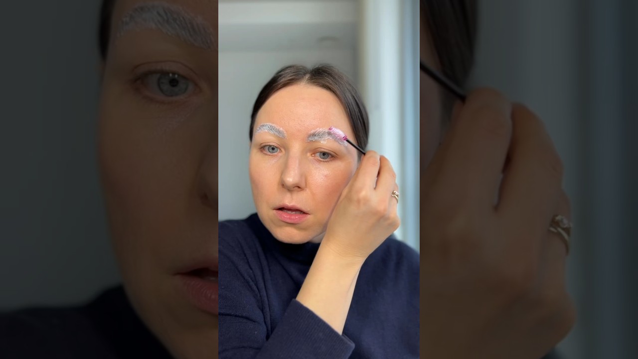 Brow bomber, brow lamination, brow lift tutorial for thicker brows #browbomber #browlamination