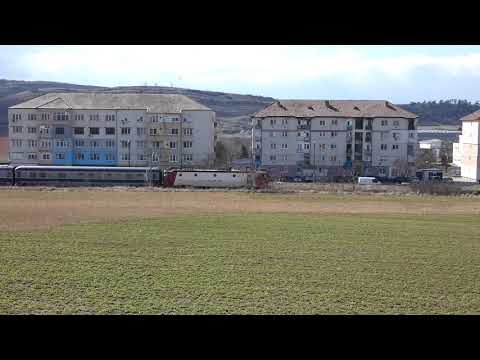 Blaj (Câmpu Libertății): IR 1745 train (București Nord – Baia Mare)