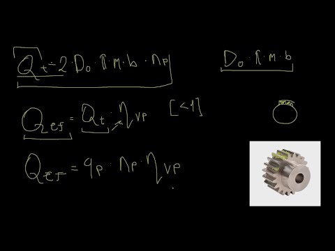How to calculate gear pumps
