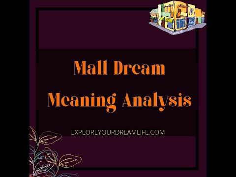 Mall dream meaning