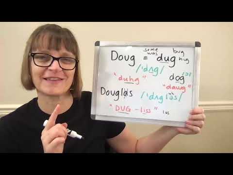 How to Pronounce Doug, Dug, Douglas and Dog