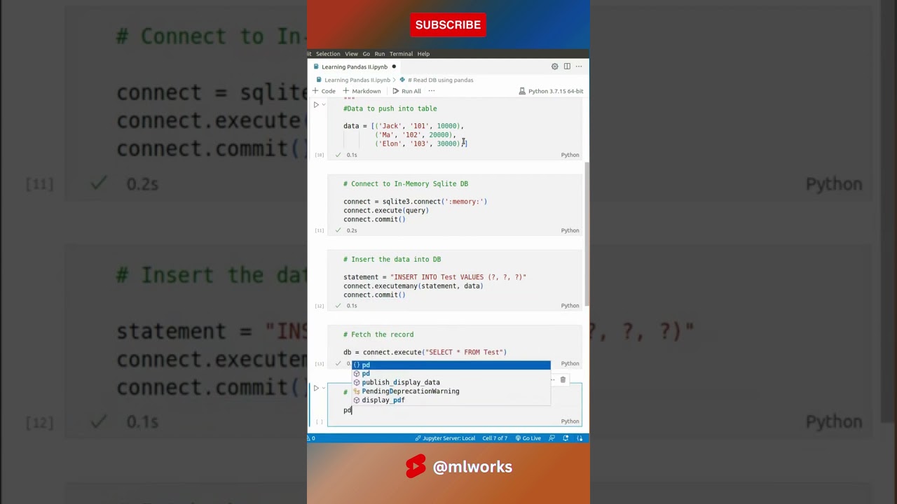 🐼Pandas and SQL | Python Tips #shorts